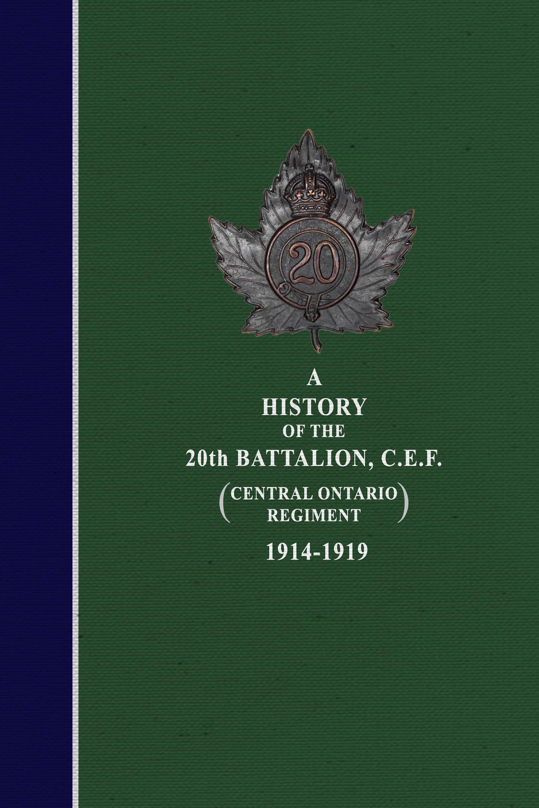 A History of the 20th Battalion, C.E.F. – Double Dagger Books